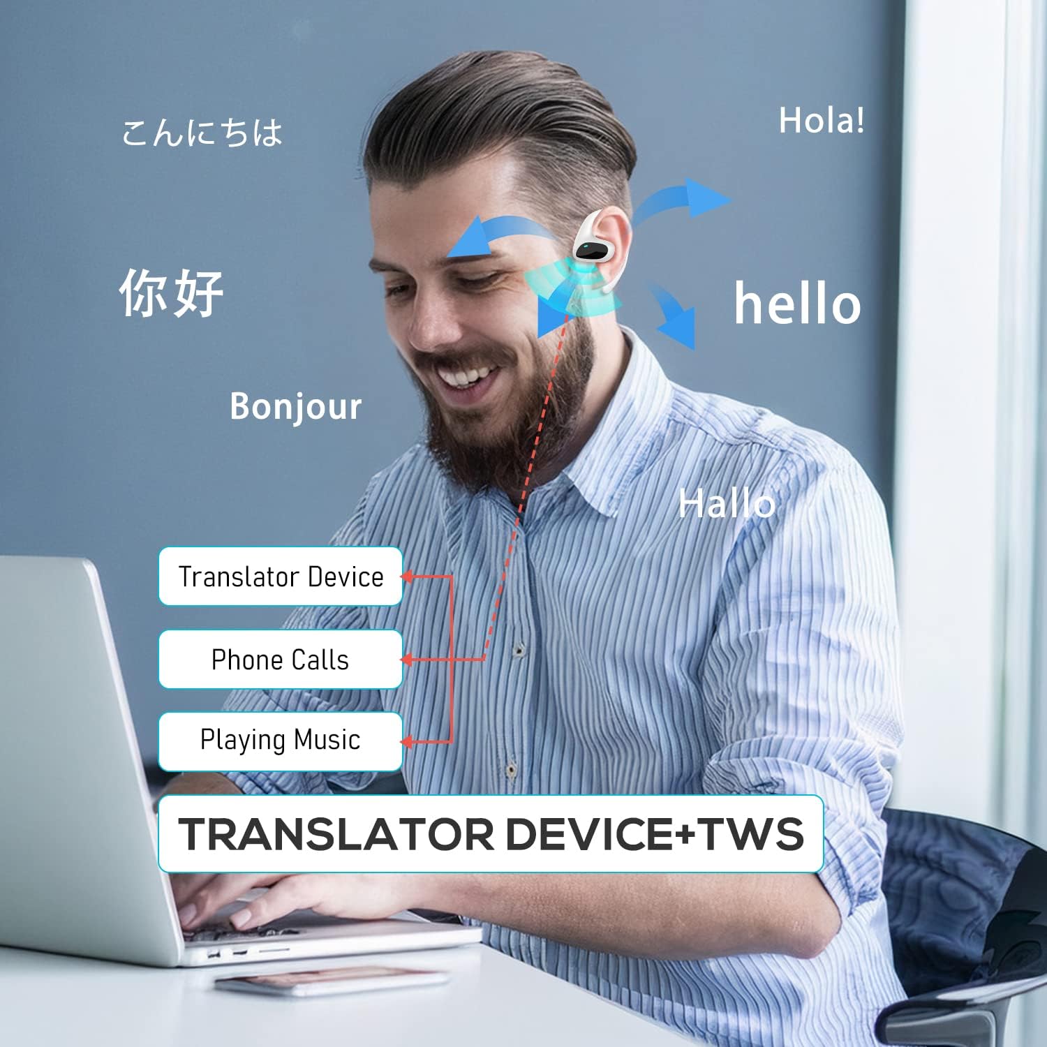 Live Translator Earbuds – Real-Time Two-Way Communication in 144 Langu ...